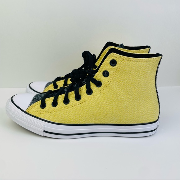 Converse | Shoes | Converse Ctas Hi Top Bold Citron Canvas Sneakers ...